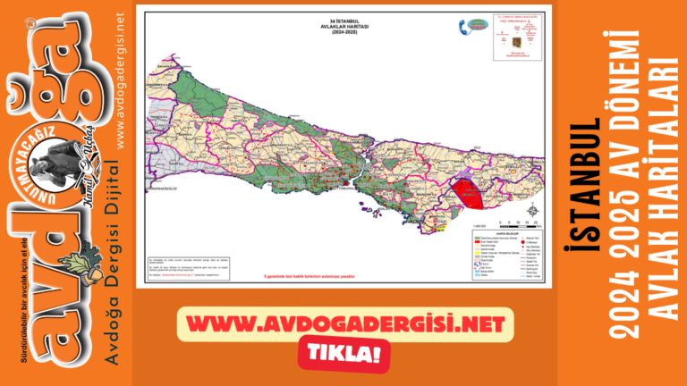 İSTANBUL Avlak Haritaları 2024 2025 Av Dönemi İl İl Avlak Haritaları ...